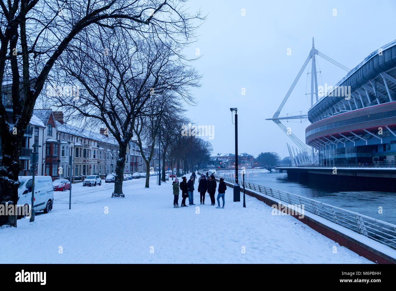 Cardiff city stadium night hi-res stock photography and images - Alamy