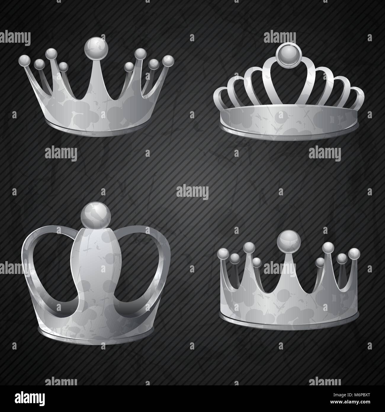 Silver crown hi-res stock photography and images - Alamy