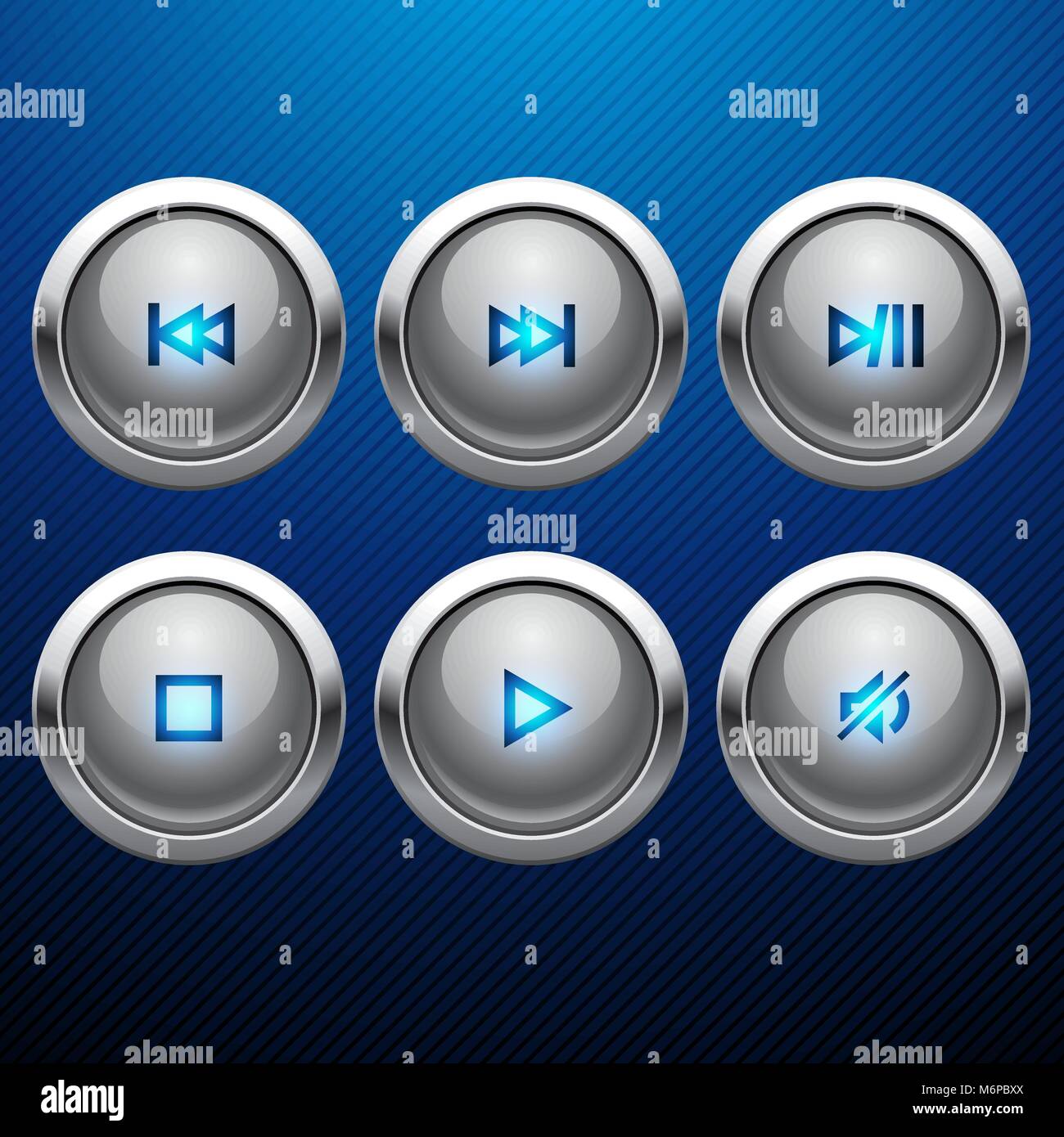 Illuminated control panel Stock Vector Images - Alamy