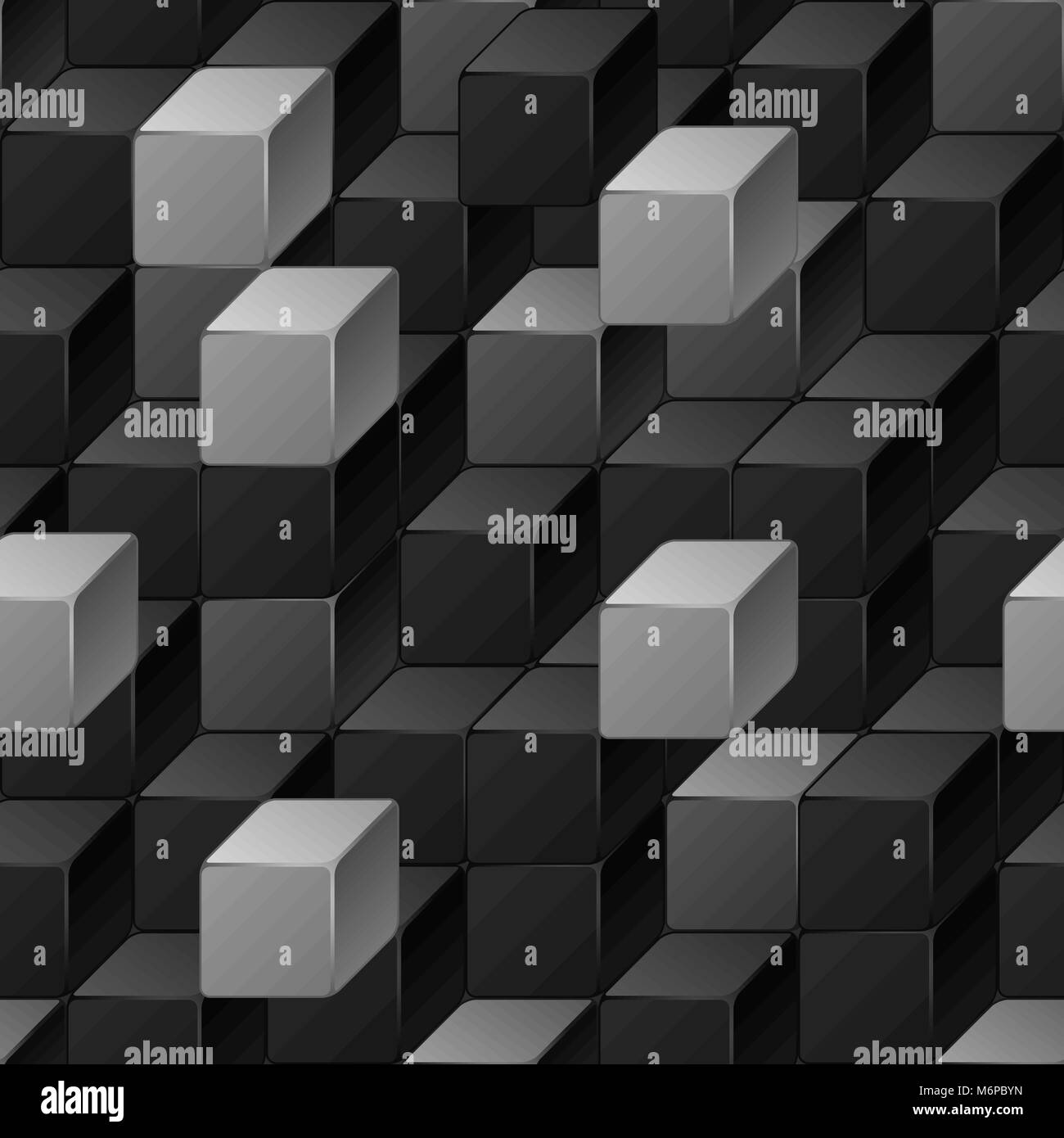 Metal cubes background abstract Stock Vector Images - Alamy