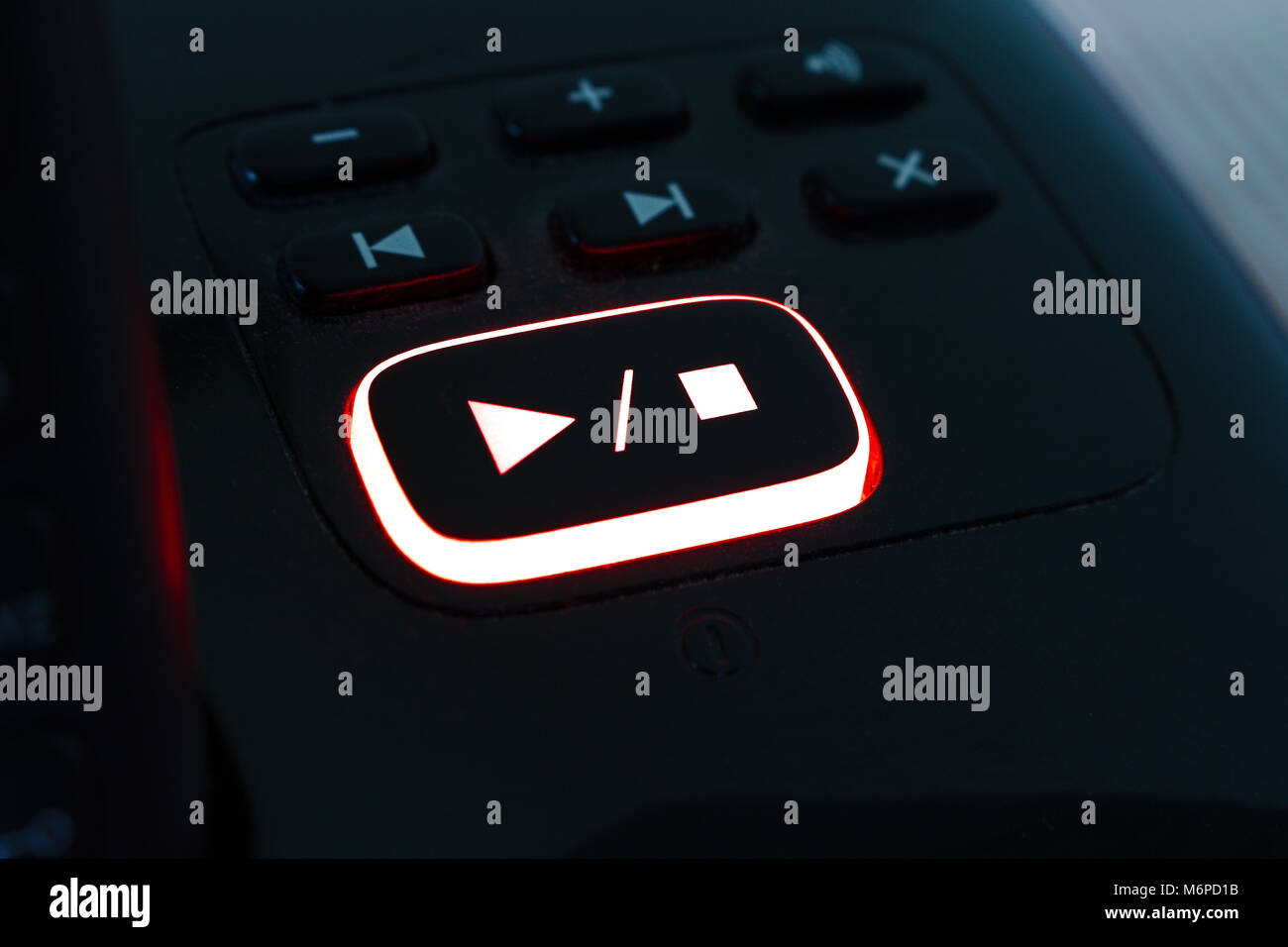 Play button design hi-res stock photography and images - Alamy