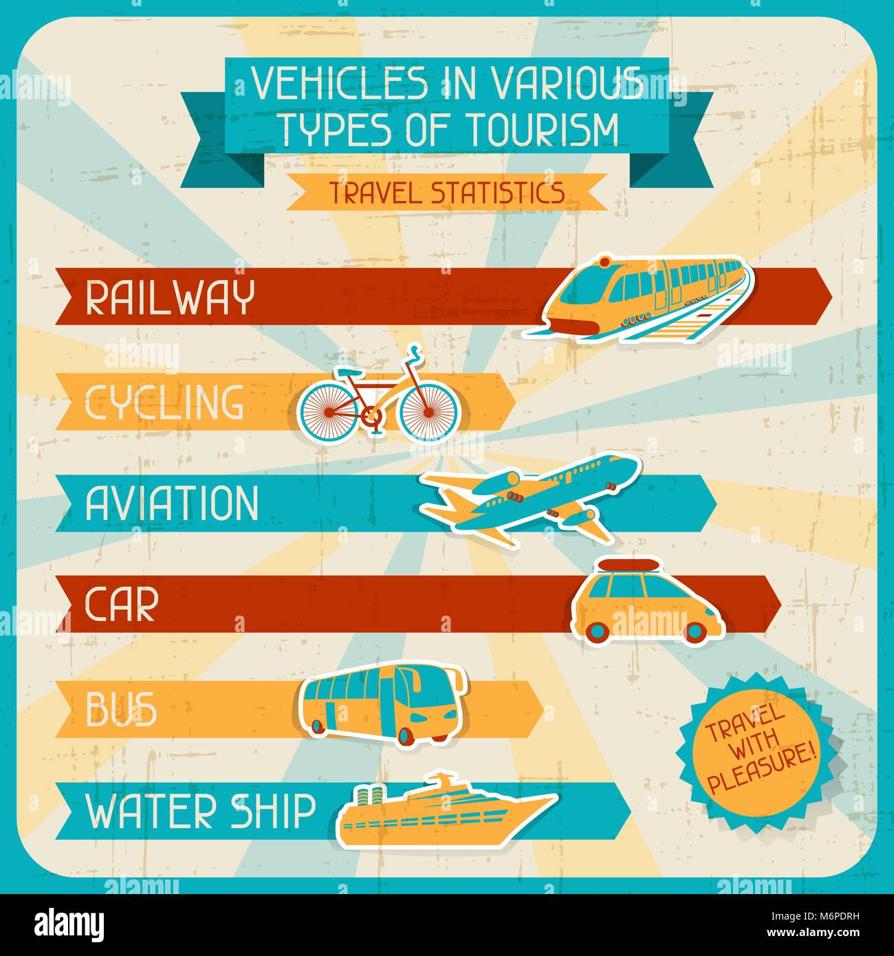 Vehicles in various types of tourism Stock Vector Image & Art - Alamy