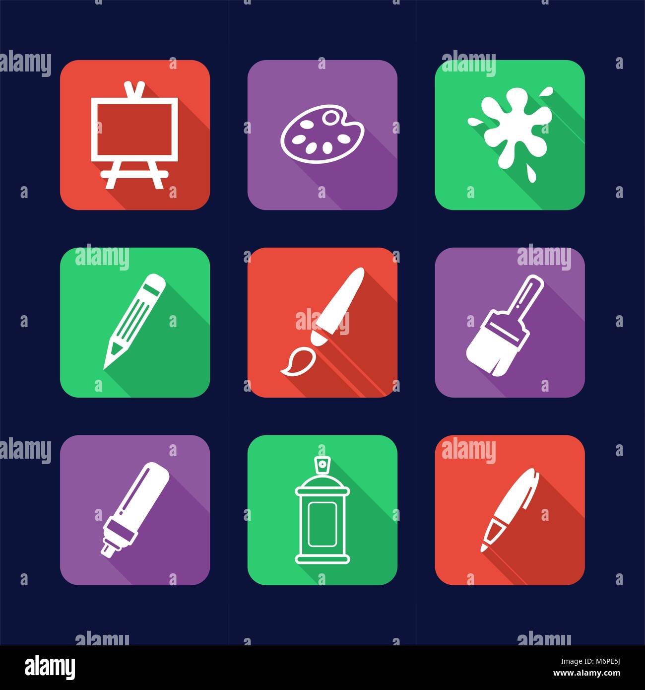 Writing on wall paint Stock Vector Images - Alamy