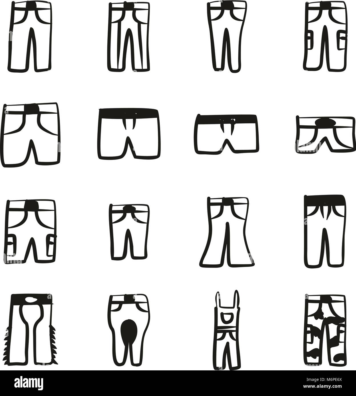 Cargo shorts Stock Vector Images - Alamy