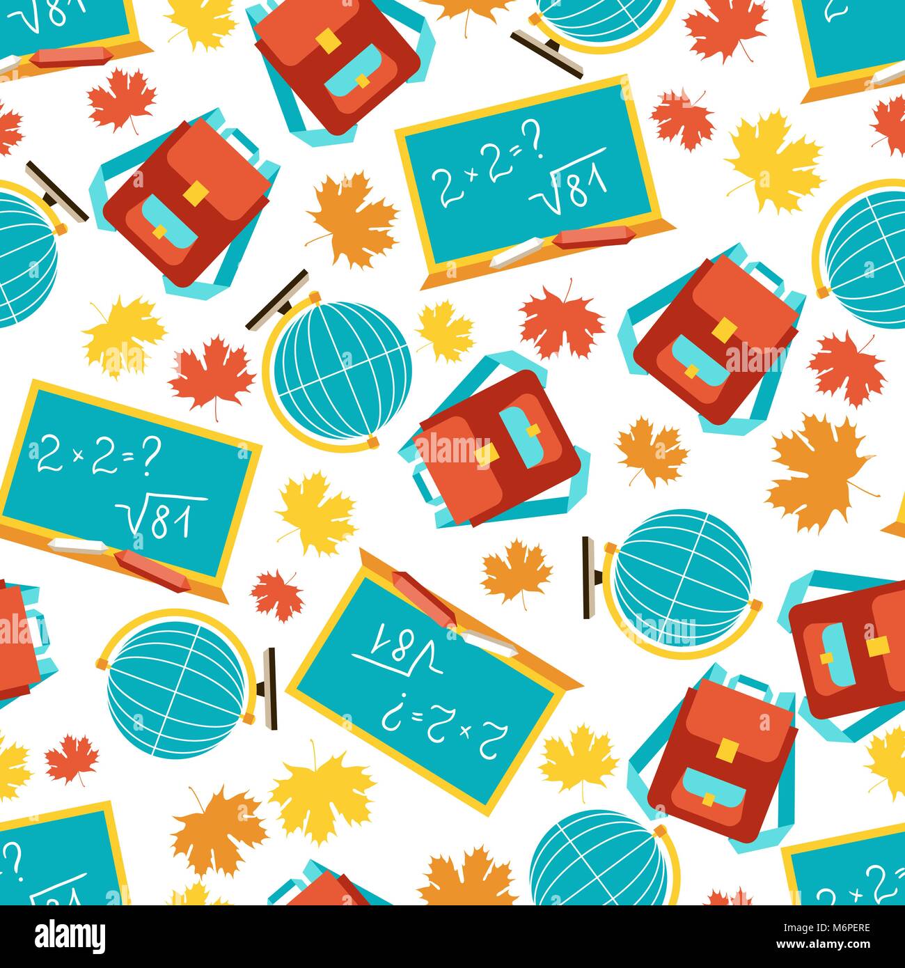 Icons school subjects Stock Vector Images - Alamy