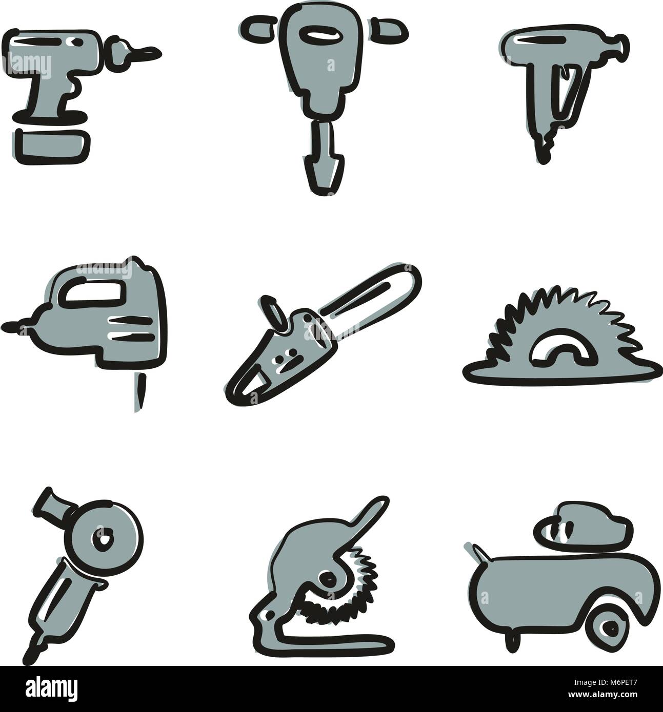 Battery hand power tools cordless jigsaw hi-res stock photography and ...