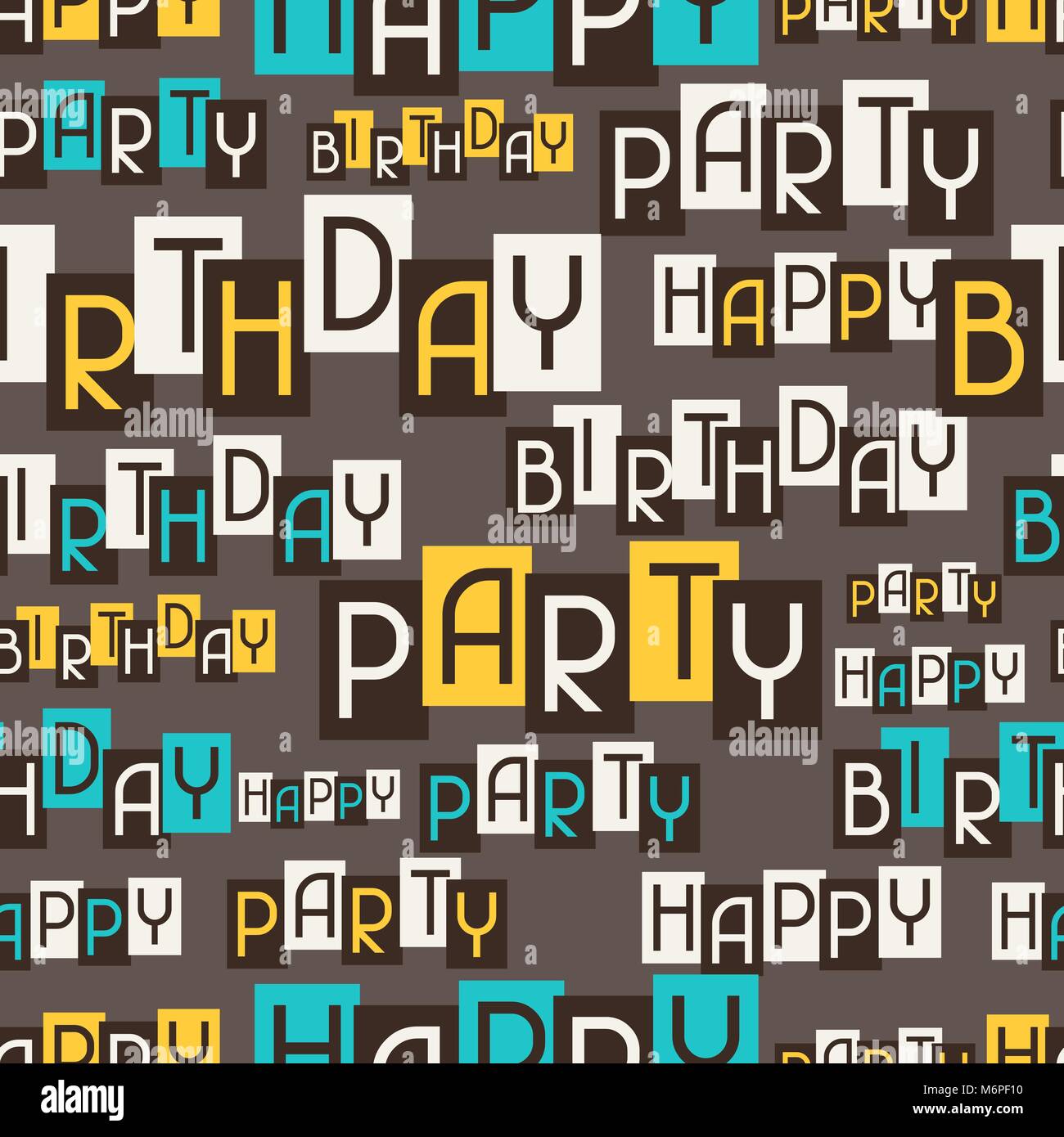 Vintage birthday newspaper Stock Vector Images - Alamy