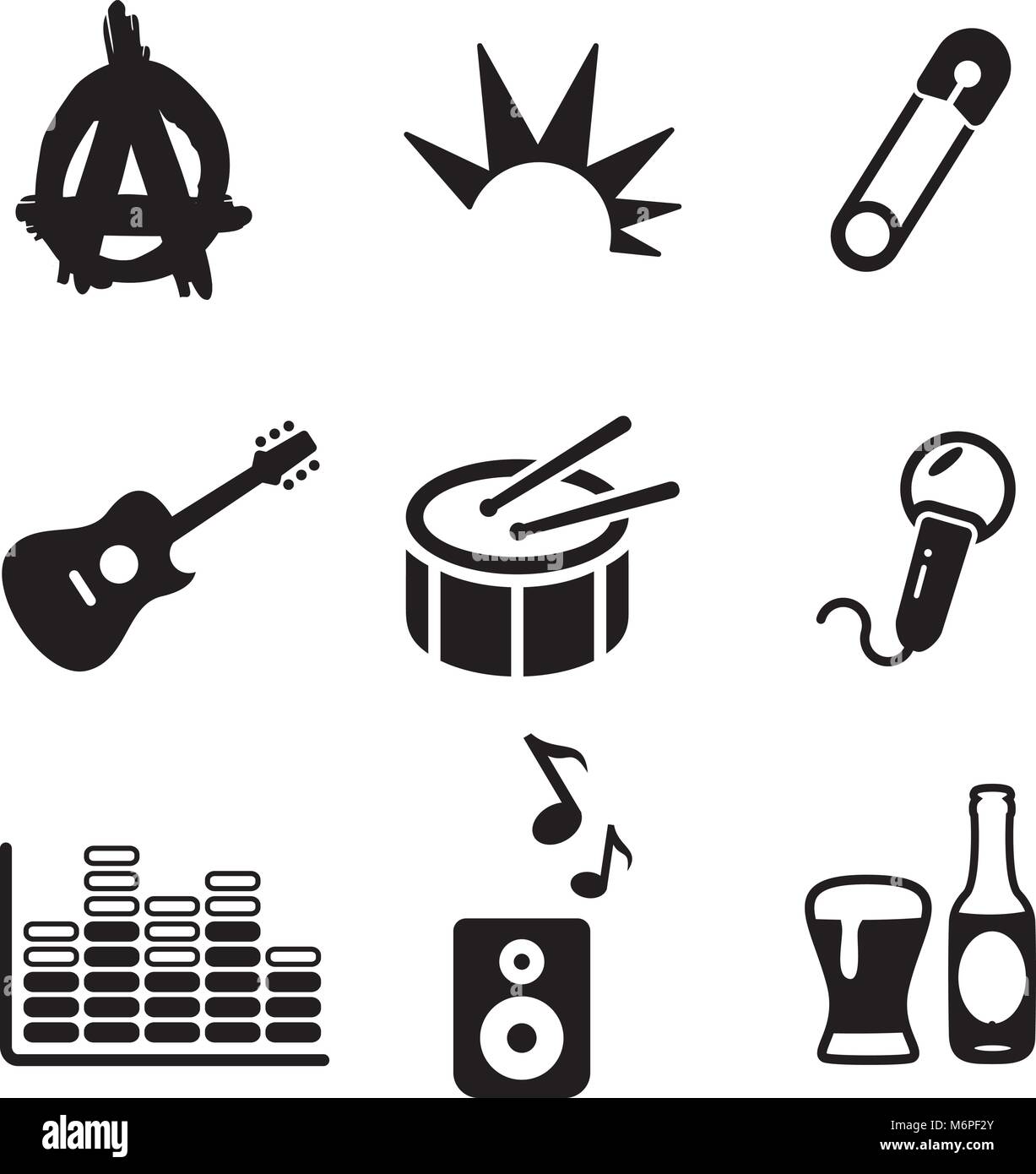 Punk anarchy Stock Vector Images - Alamy