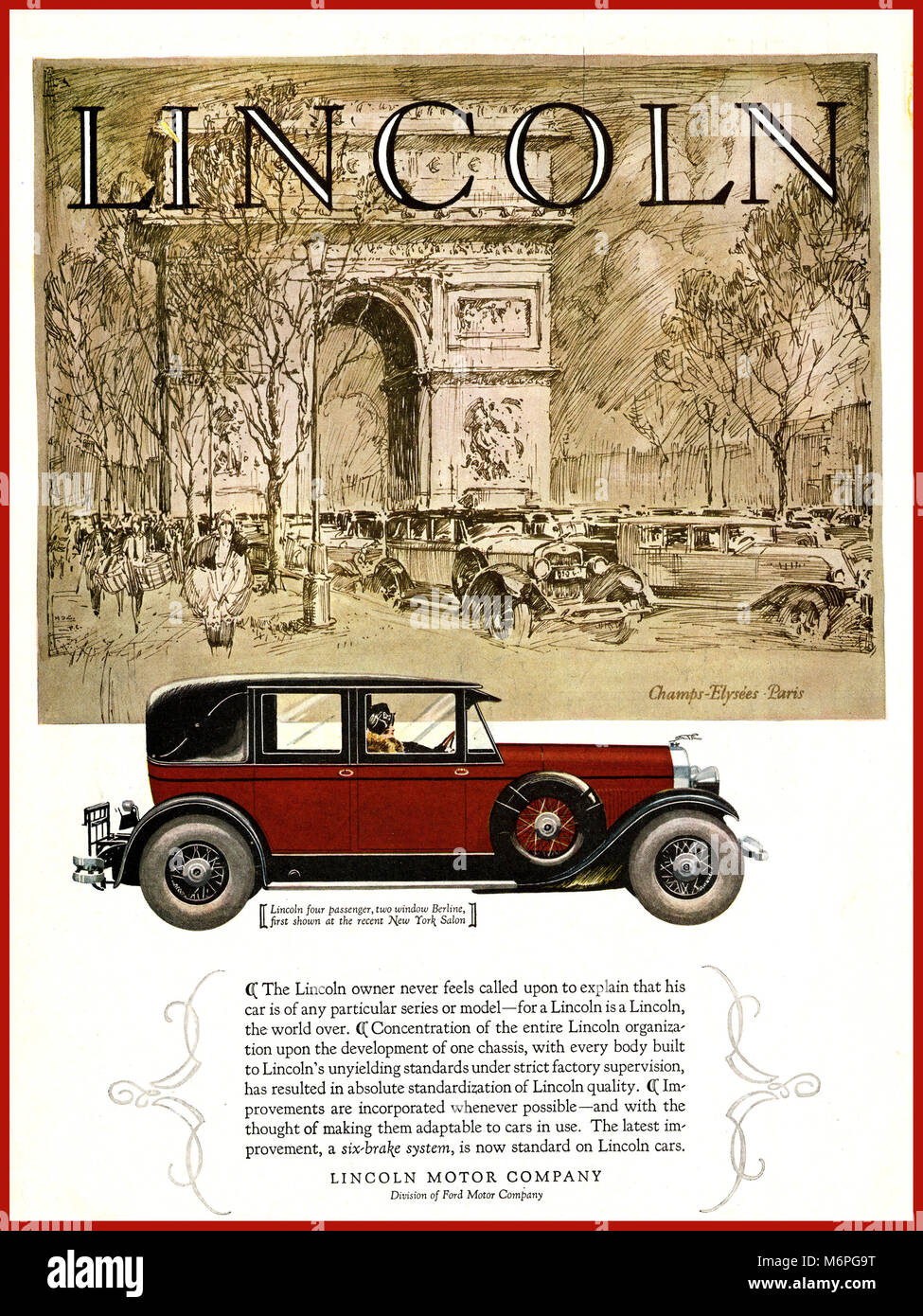 Vintage 1927 lincoln american car hi-res stock photography and images ...