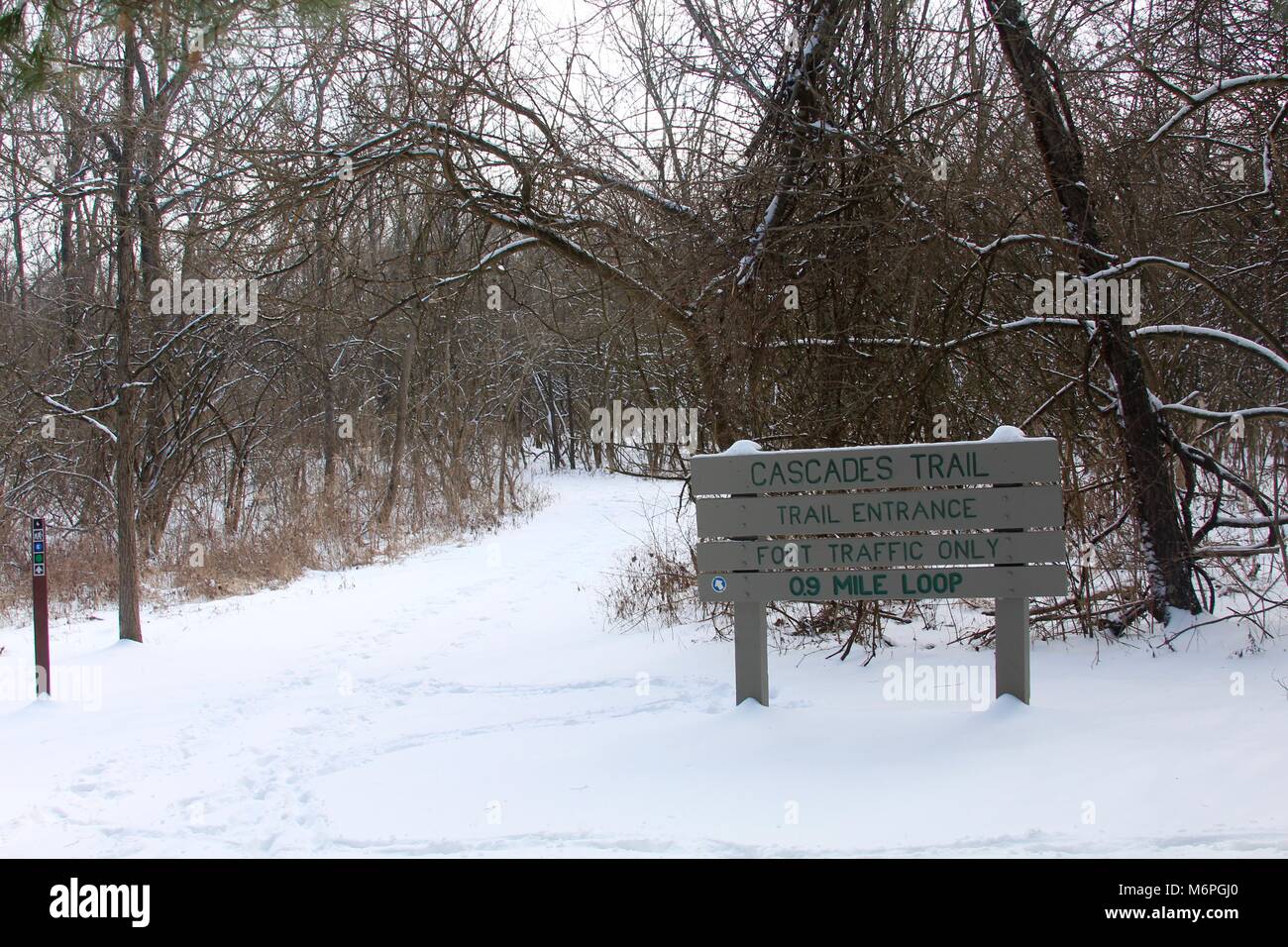A day spent in the snowy landscapes of the parks and trails on a cold ...