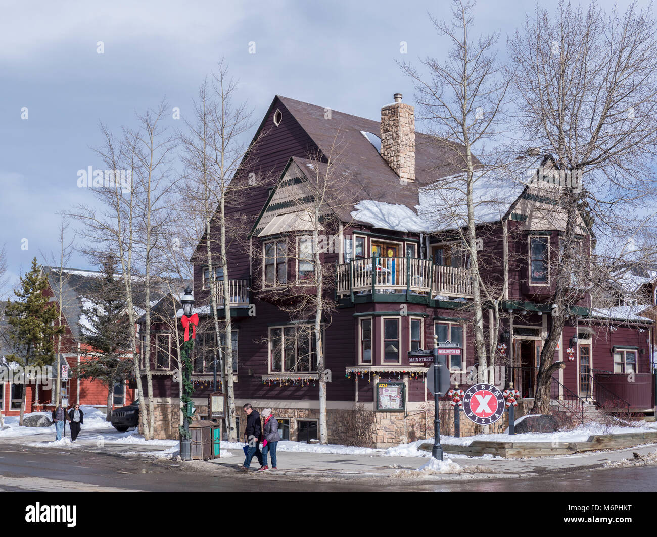 Extreme Pizza, Main Street, Breckenridge, Colorado Stock Photo - Alamy