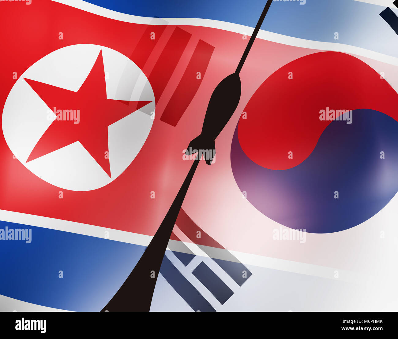 War missile systems, attack each other, conflicts between countries ...