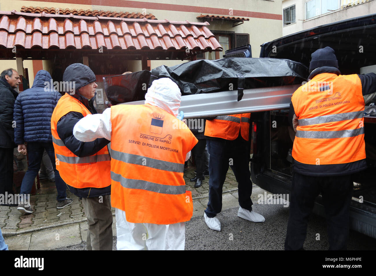 Mugnano Di Napoli, Italy. 05th Mar, 2018. A woman, Tiziana Capasso ...