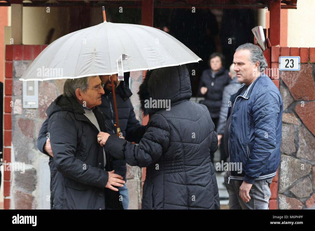 Mugnano Di Napoli, Italy. 05th Mar, 2018. A woman, Tiziana Capasso ...