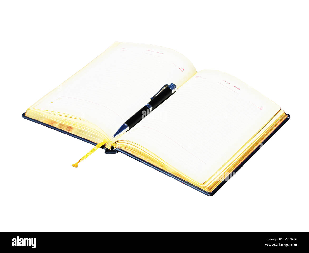 blaknot isolated on a white background on a clear day Stock Photo - Alamy