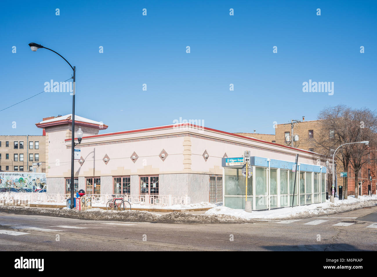 Commercial buildings on Milwaukee Avenue in the Logan Square - Avondale ...