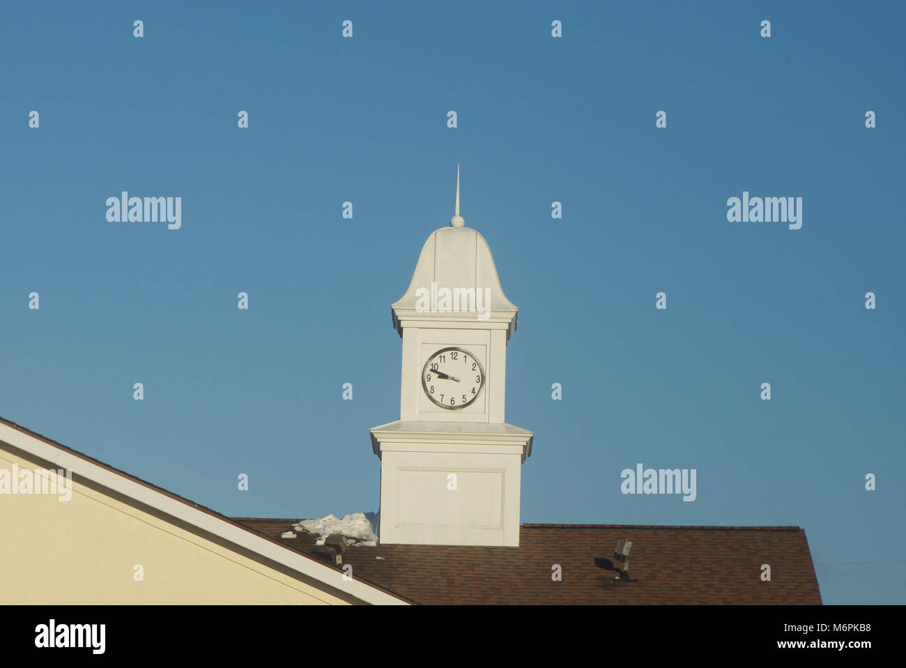 Clock tower close up Stock Photo - Alamy