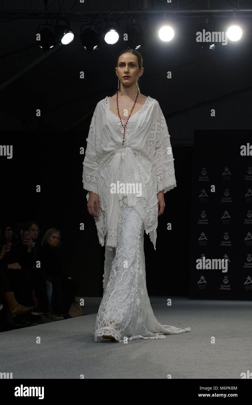 MOMAD Tradeshow - Adlib Moda Ibiza - Catwalk Featuring: model Where ...