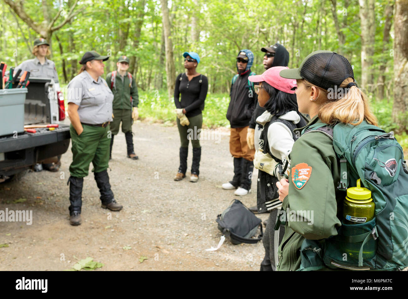 Groundwork RVA's Green Team. Groundwork RVA's Green Team participated in a service learning camp ...