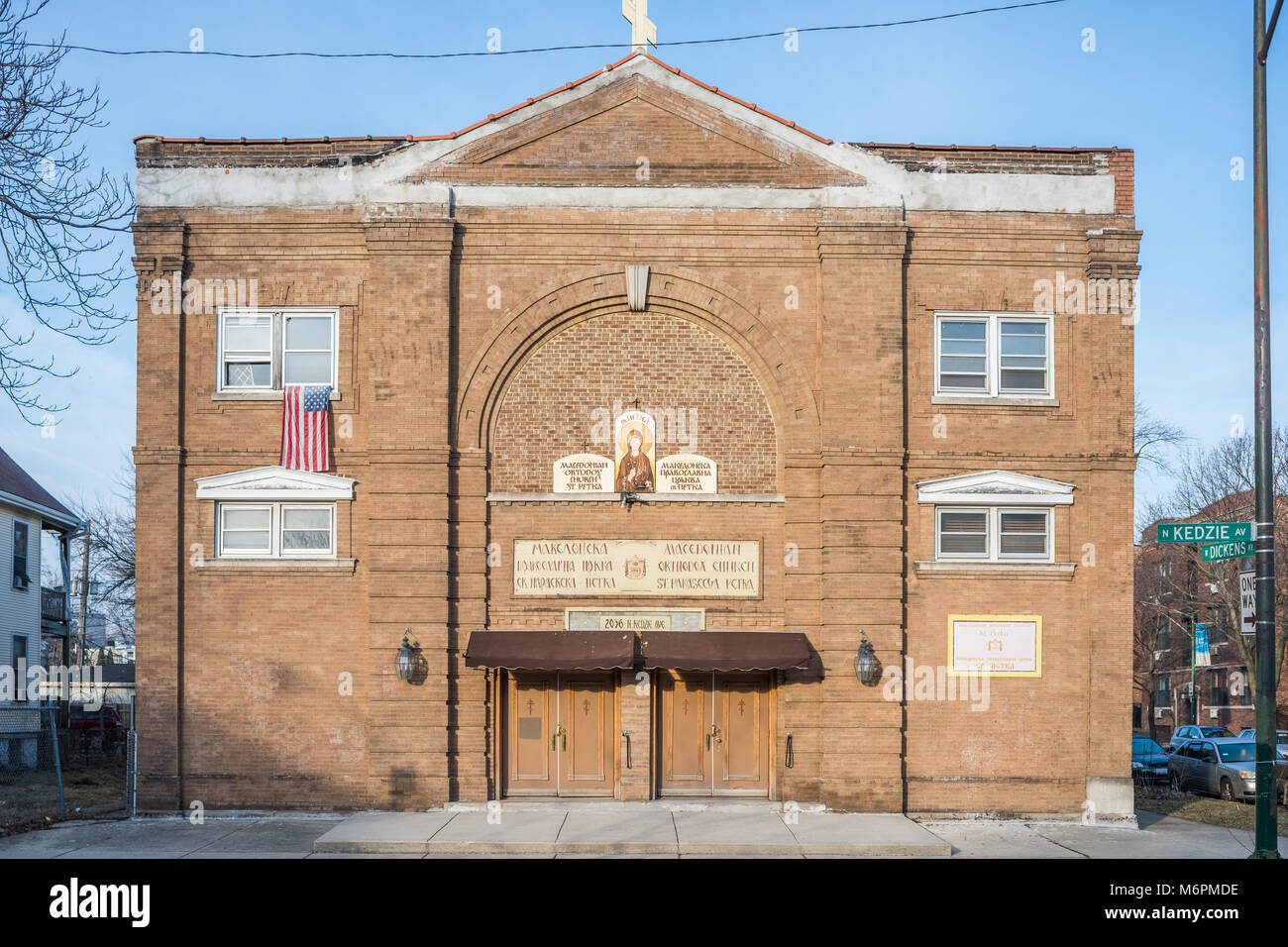 Historic church in the Logan Square neighborhood Stock Photo - Alamy