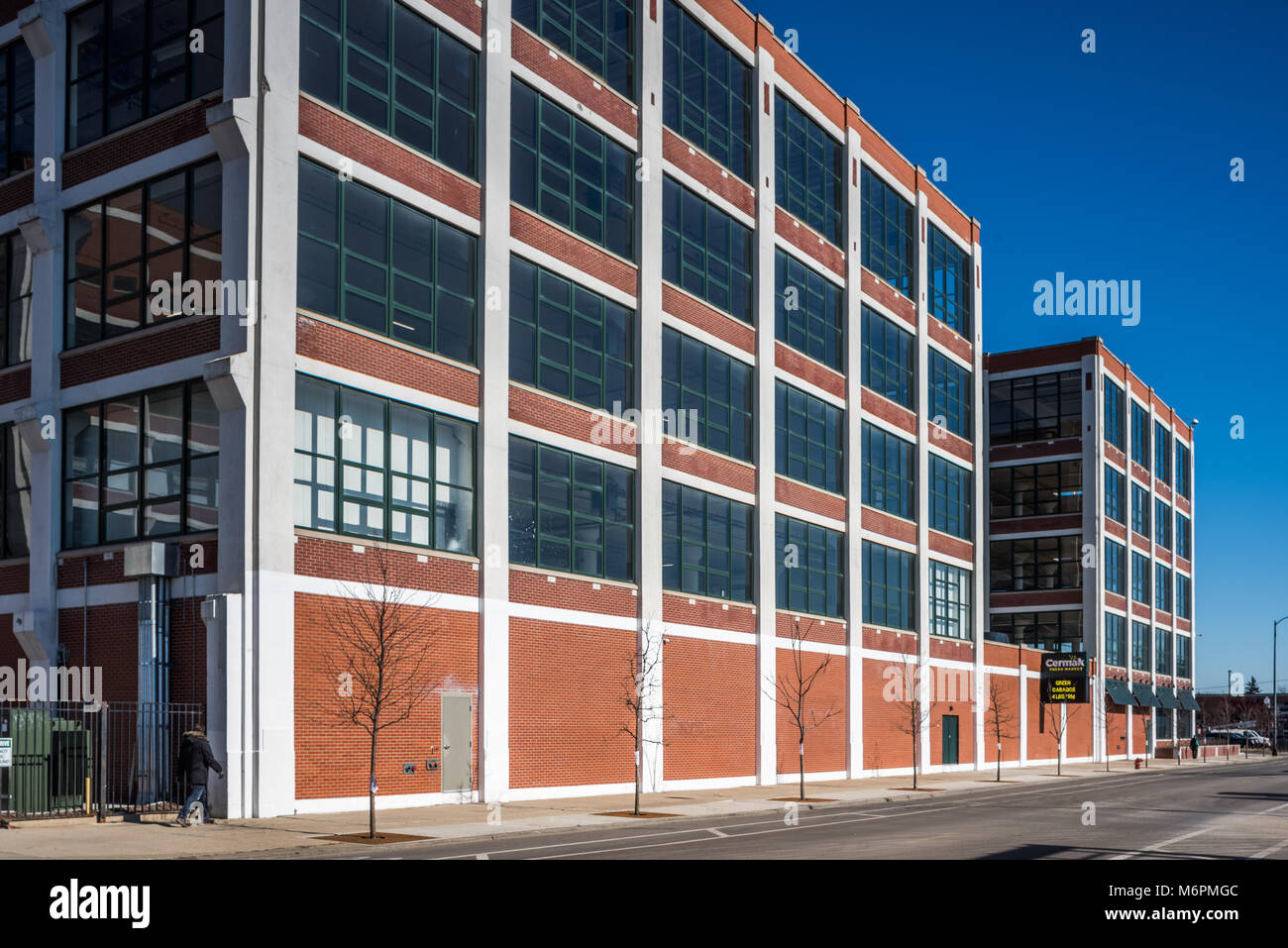 Former Olson Rug factory in the Belmont Gardens neighborhood Stock ...