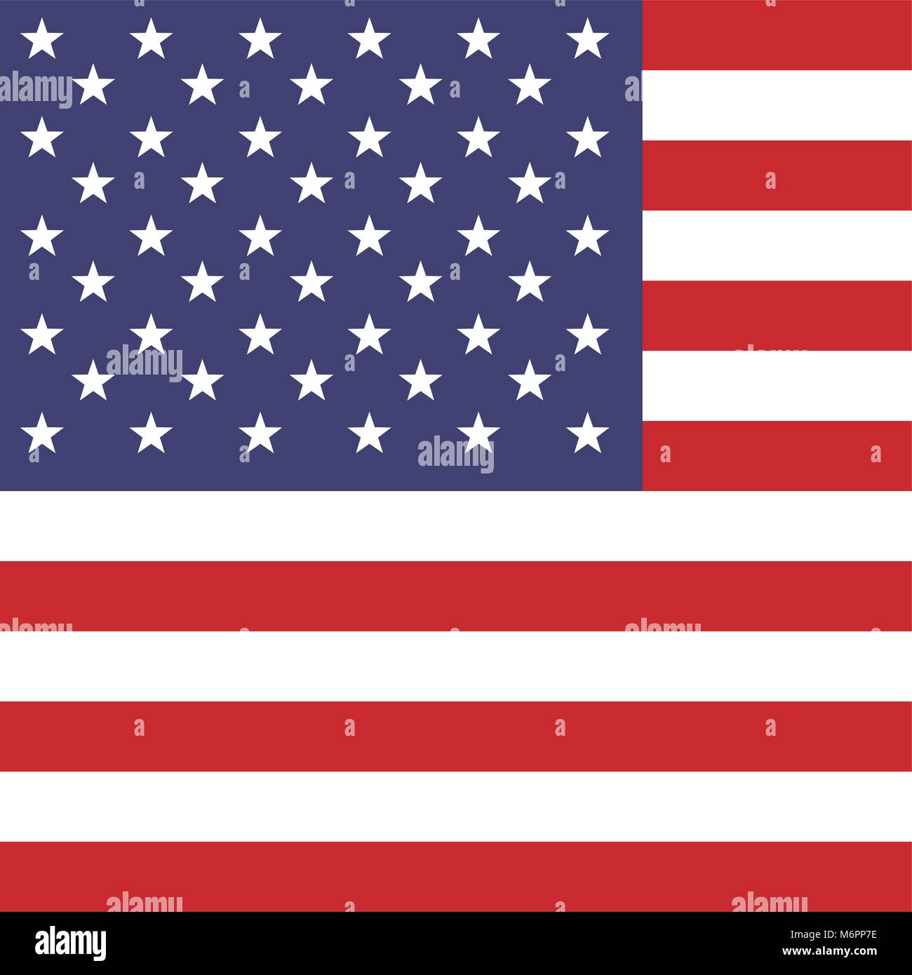 flag of united states independence national vector illustration Stock ...