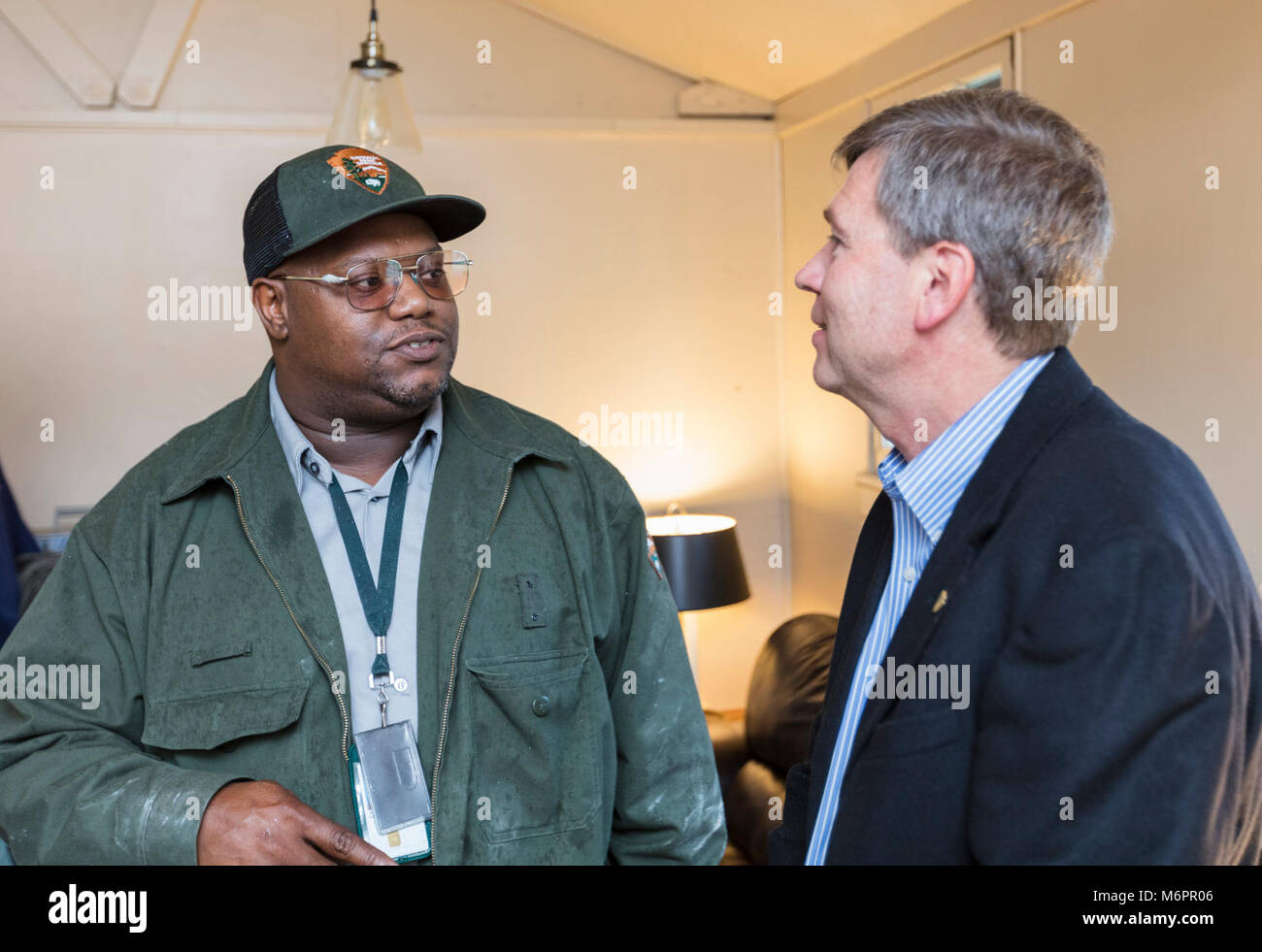 Mike Reynolds SHEN Visit Stock Photo - Alamy