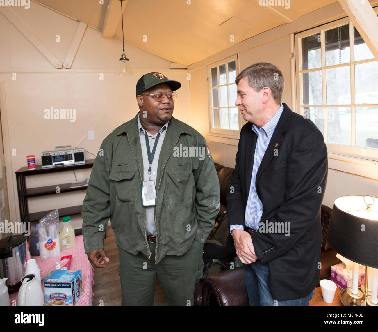 Mike Reynolds SHEN Visit Stock Photo - Alamy