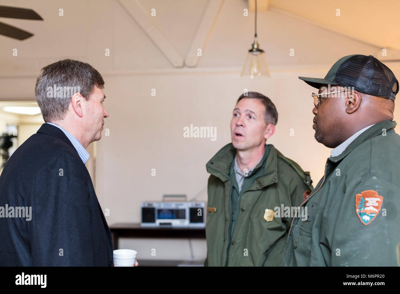 Mike Reynolds SHEN Visit Stock Photo - Alamy