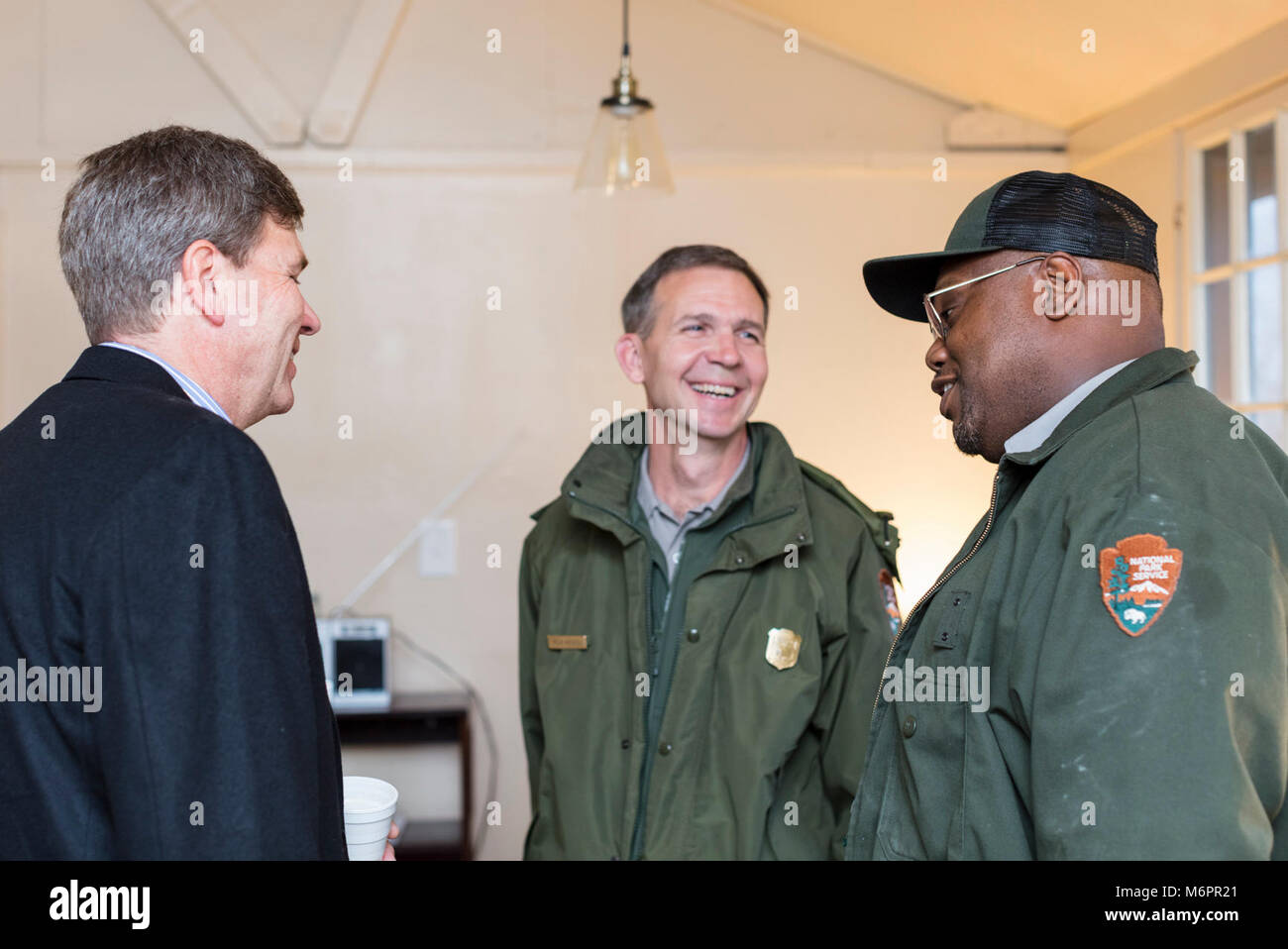 Mike Reynolds SHEN Visit Stock Photo - Alamy