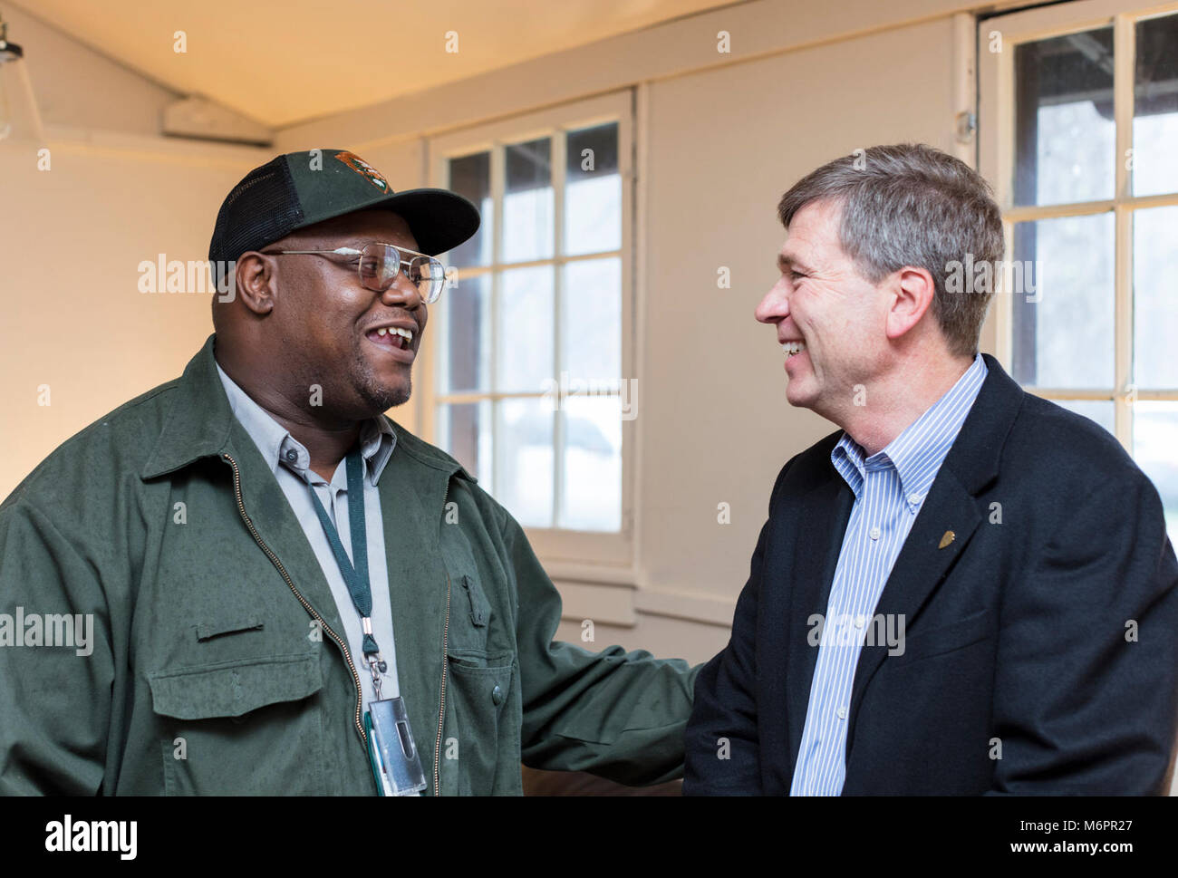 Mike Reynolds SHEN Visit Stock Photo - Alamy