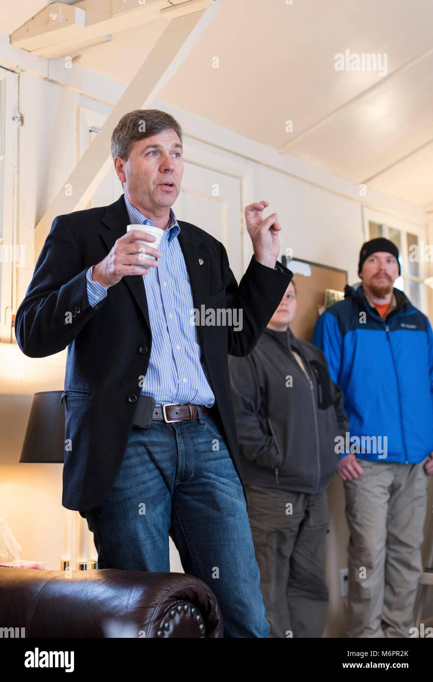 Mike Reynolds SHEN Visit Stock Photo - Alamy