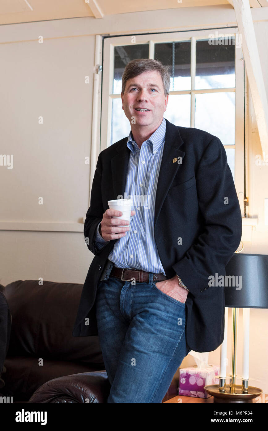 Mike Reynolds SHEN Visit Stock Photo - Alamy