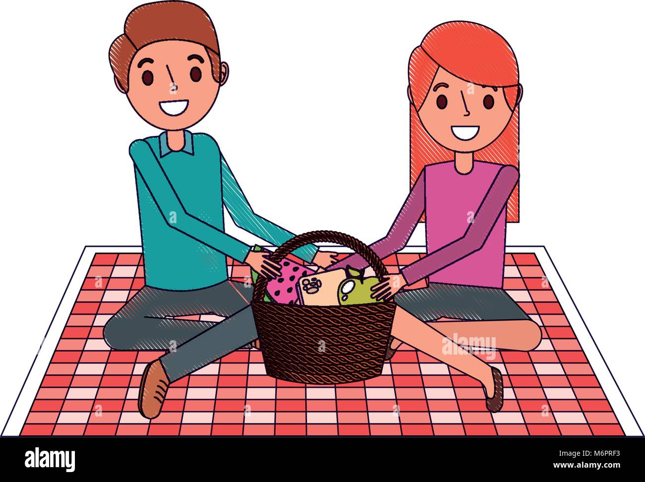 Picnic Blanket Vector Vectors High Resolution Stock Photography and ...