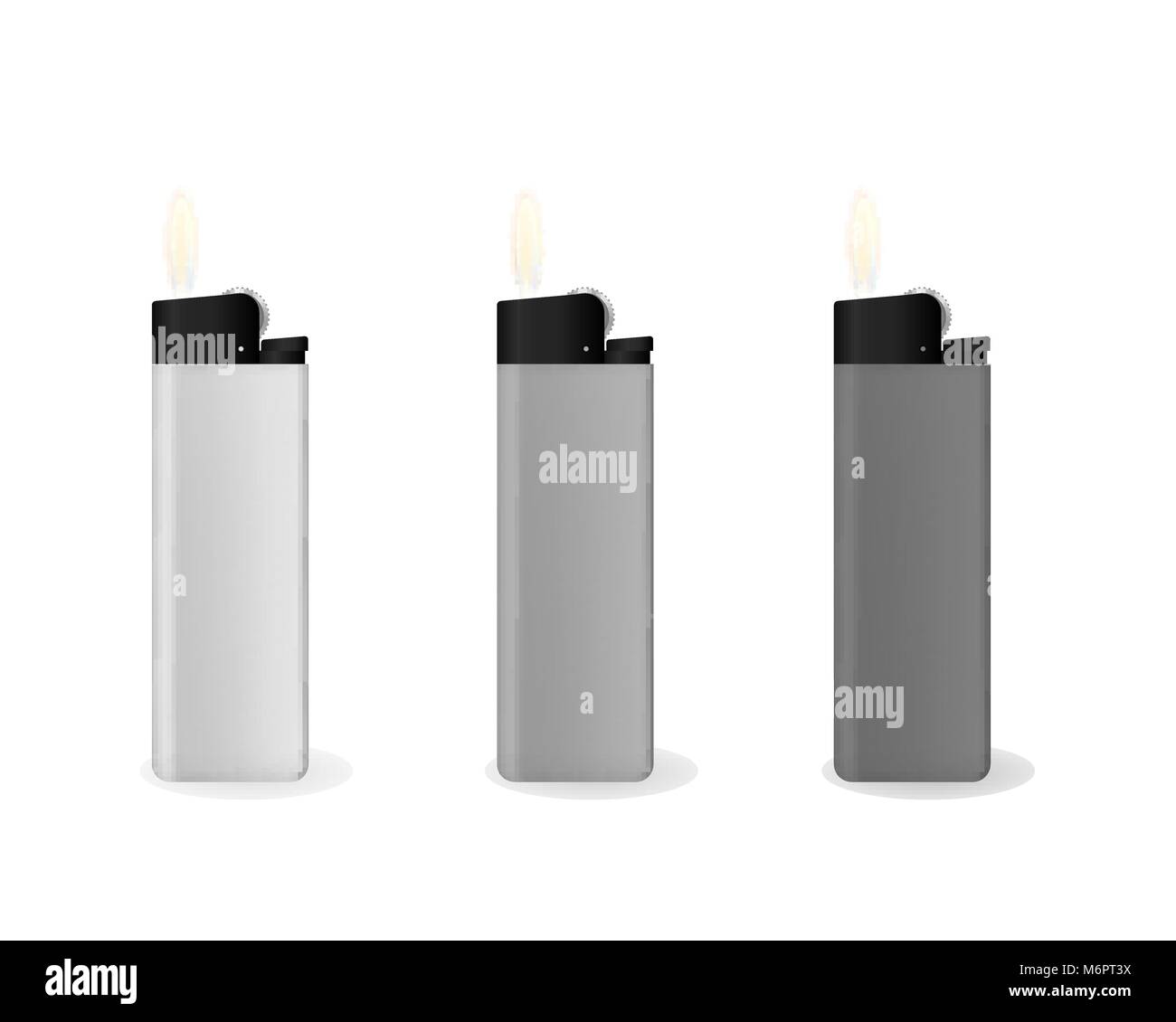 Lighters set Cut Out Stock Images & Pictures - Alamy