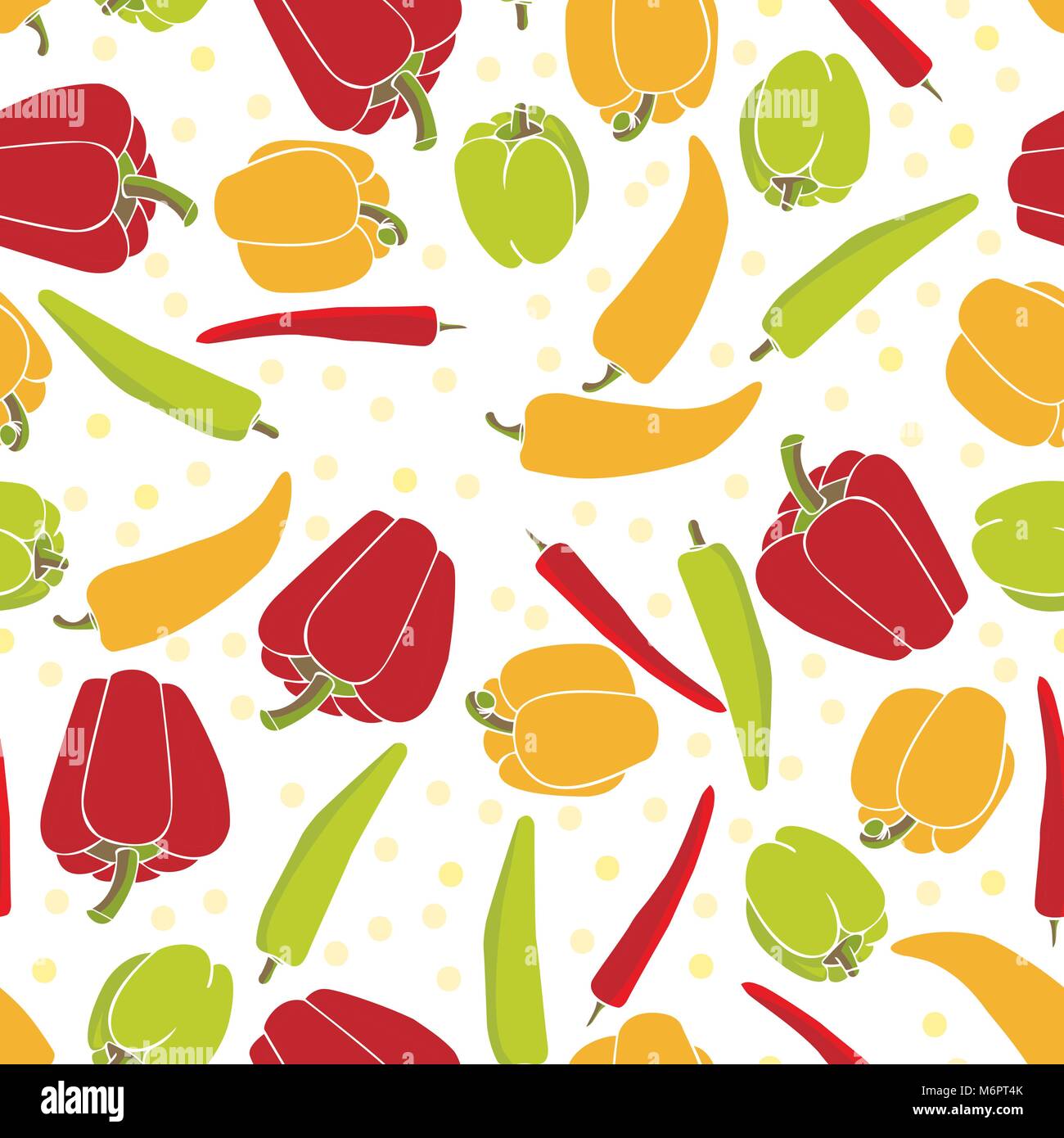 Seamless pattern background with vegetables Stock Vector Image & Art ...