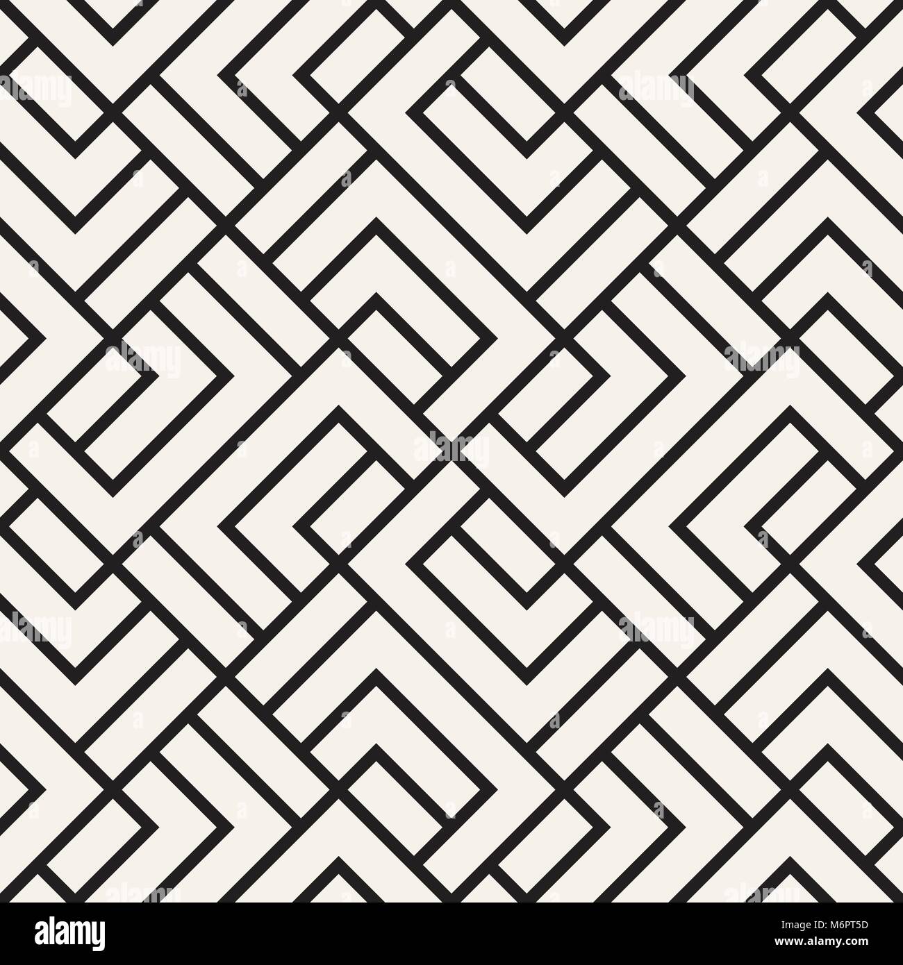 Vector seamless lattice pattern. Modern stylish texture with monochrome ...