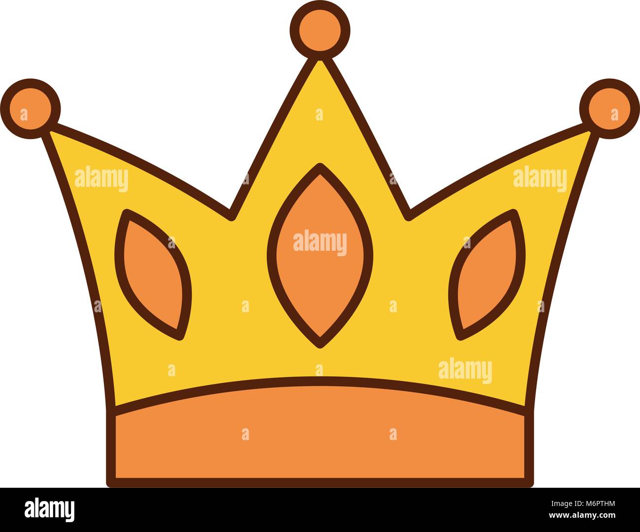 gold crown jewelry royal monarch vector illustration Stock Vector Image ...