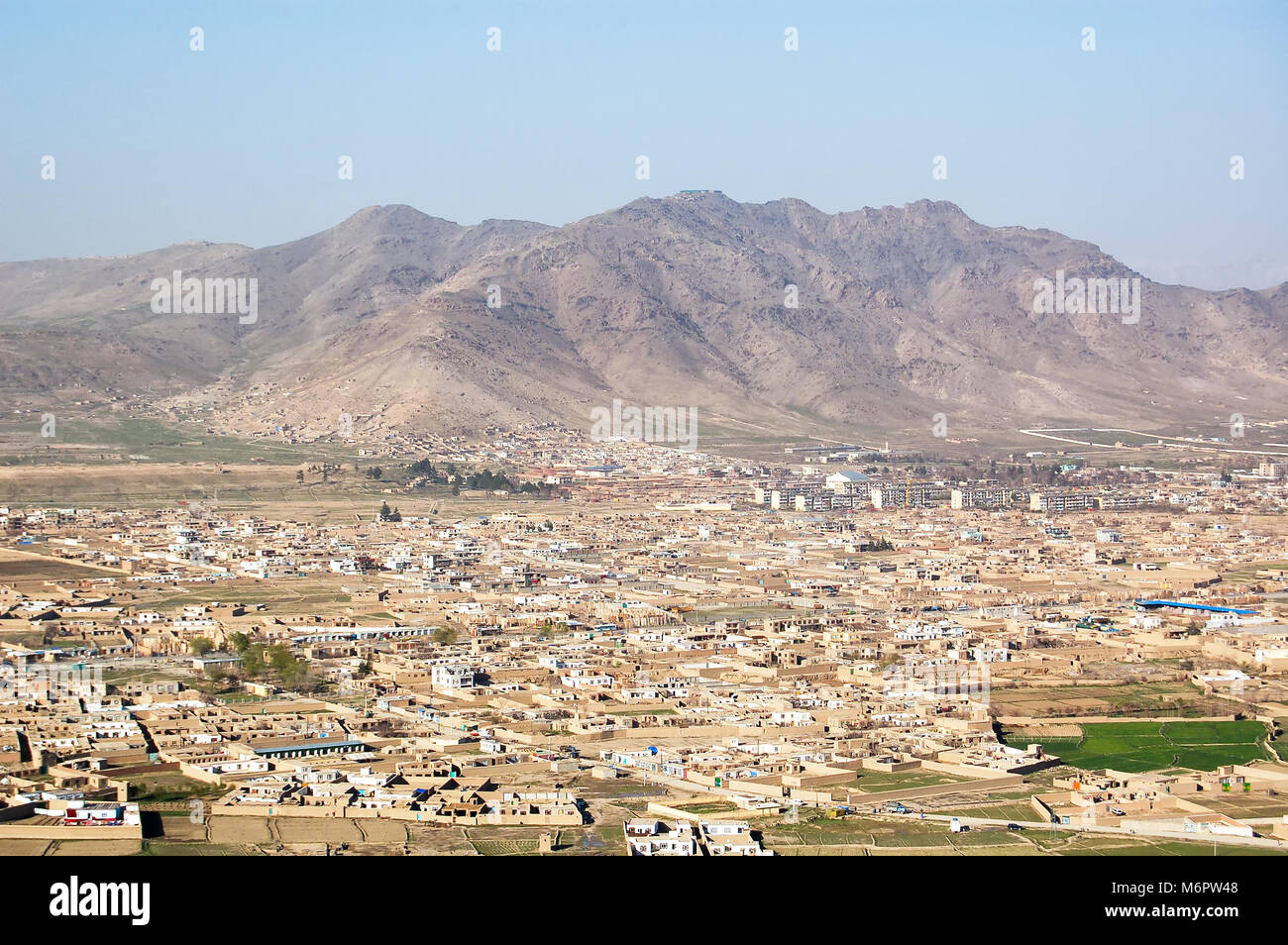 Aerial photo of Kabul Afghanistan of the city center and surroundings ...