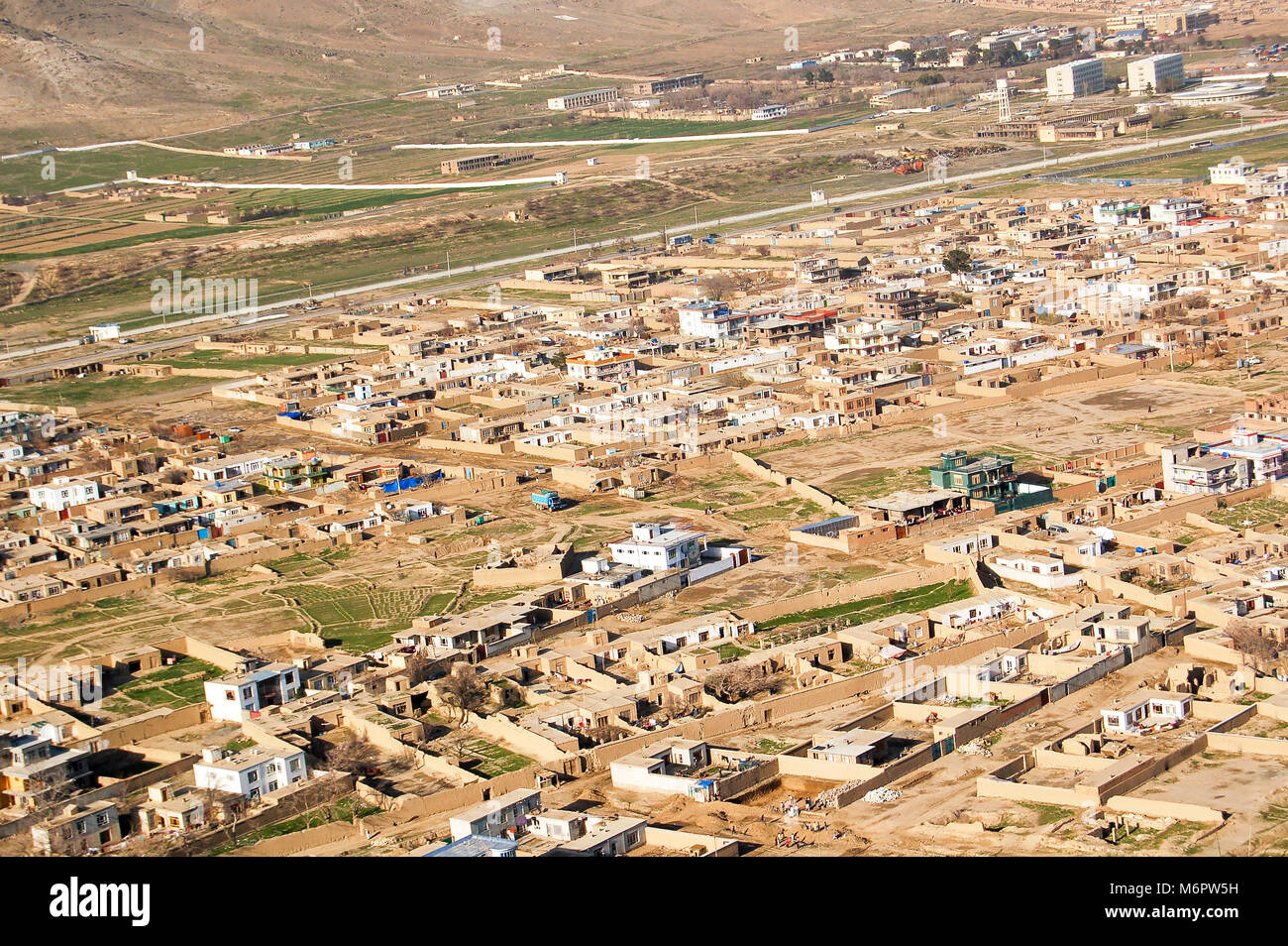 Aerial photo of Kabul Afghanistan of the city center and surroundings ...