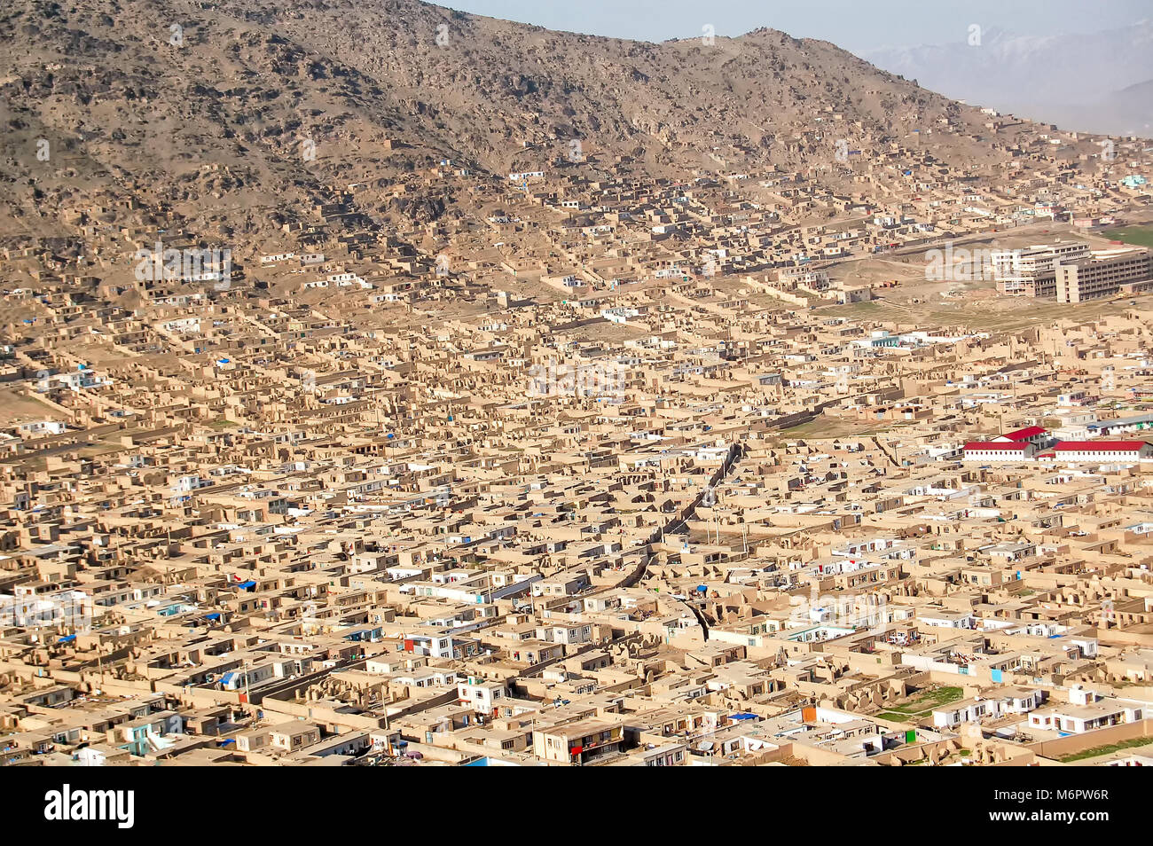Aerial photo of Kabul Afghanistan of the city center and surroundings ...