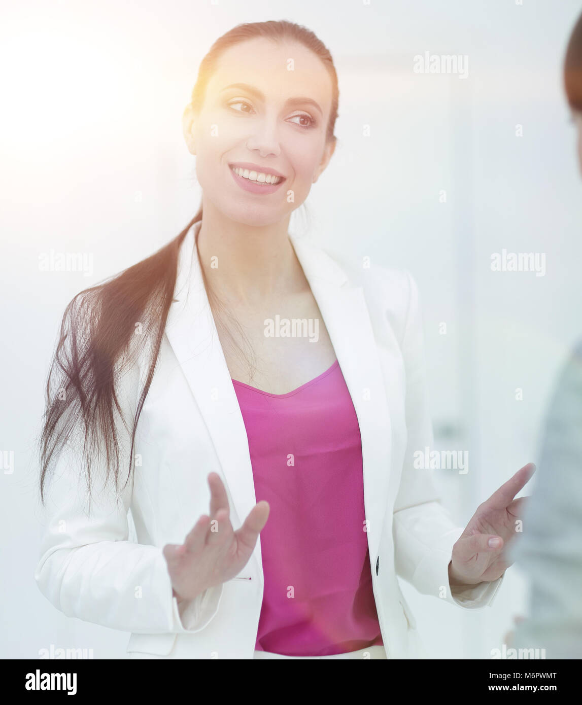 portrait of a successful female Manager Stock Photo - Alamy