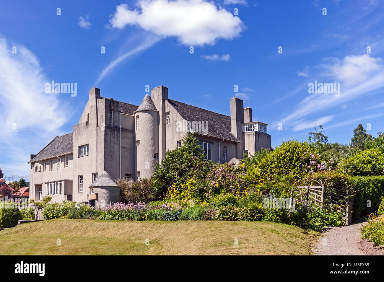 The Hill House in Upper Colquhoun St, Helensburgh Scotland UK designed ...