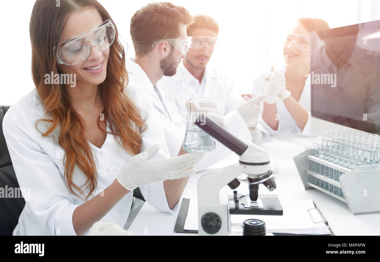 laboratory staff in the workplace Stock Photo - Alamy