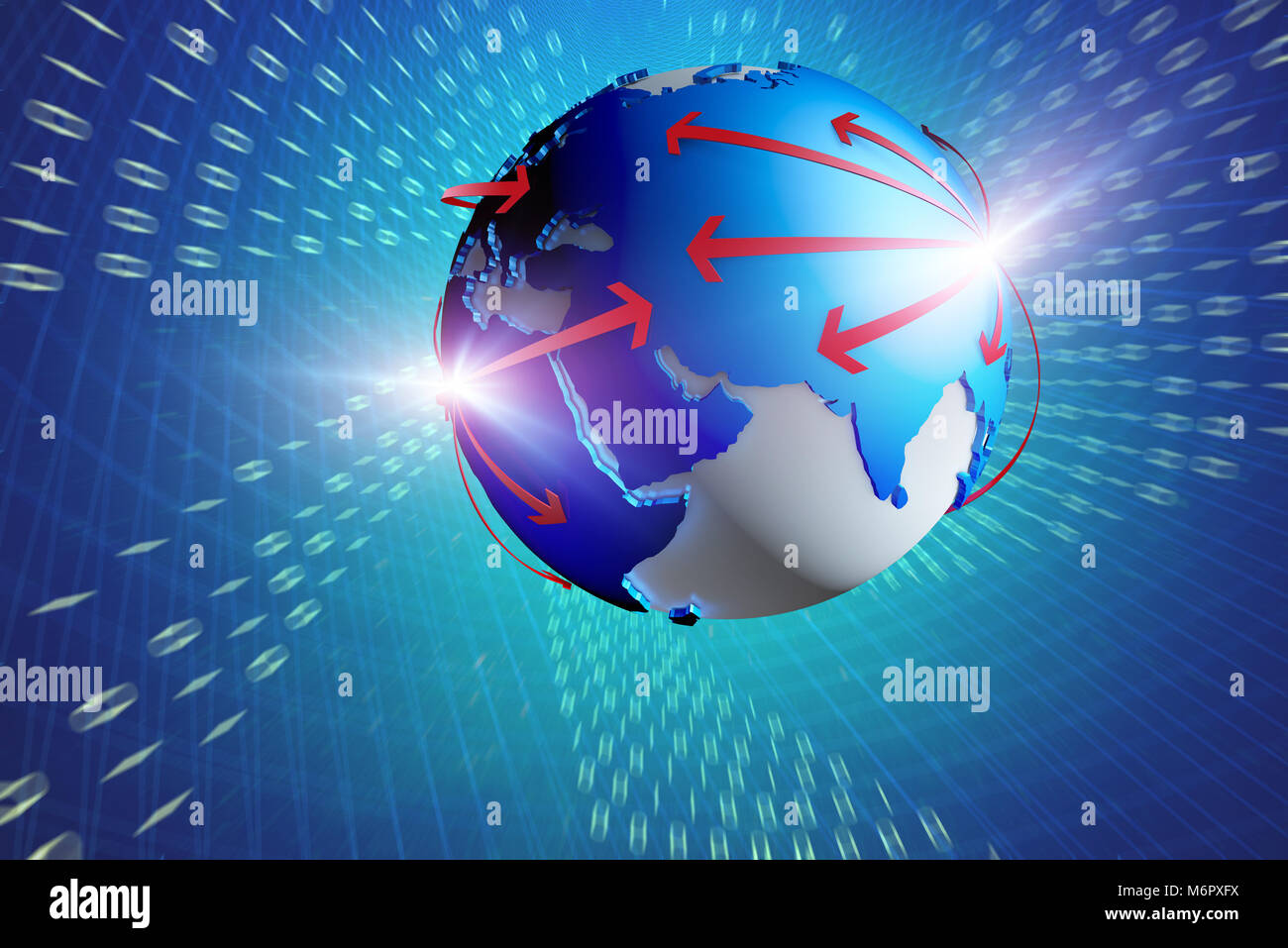 Global Strategy Development, Network Connection, Forward Arrow Stock ...