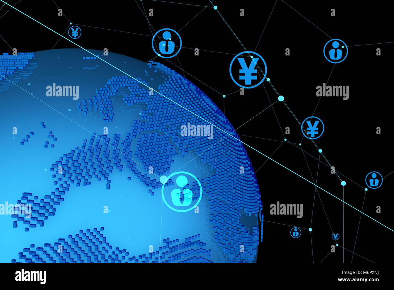 Global Strategic Development, Internet Economy, E-Commerce Stock Photo ...