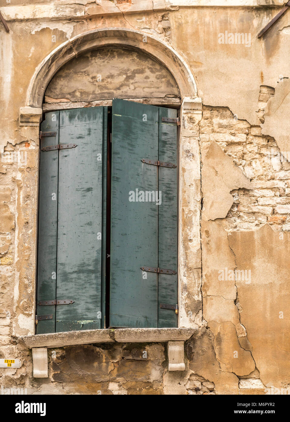 Old windows and doors, Venice, Italy Stock Photo - Alamy