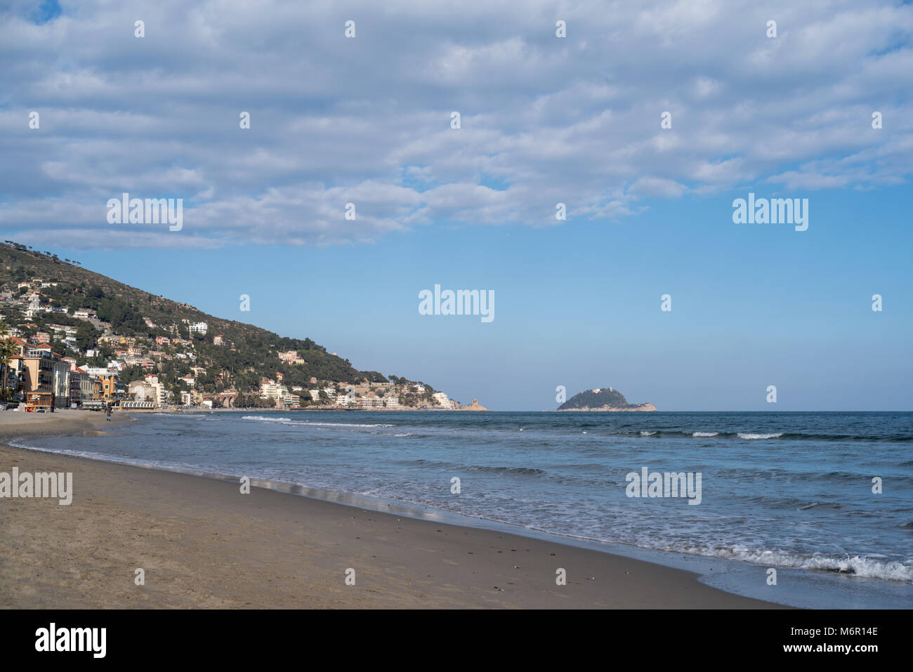 Alassio. Famous tourist destination in Liguria region of Italy Stock ...