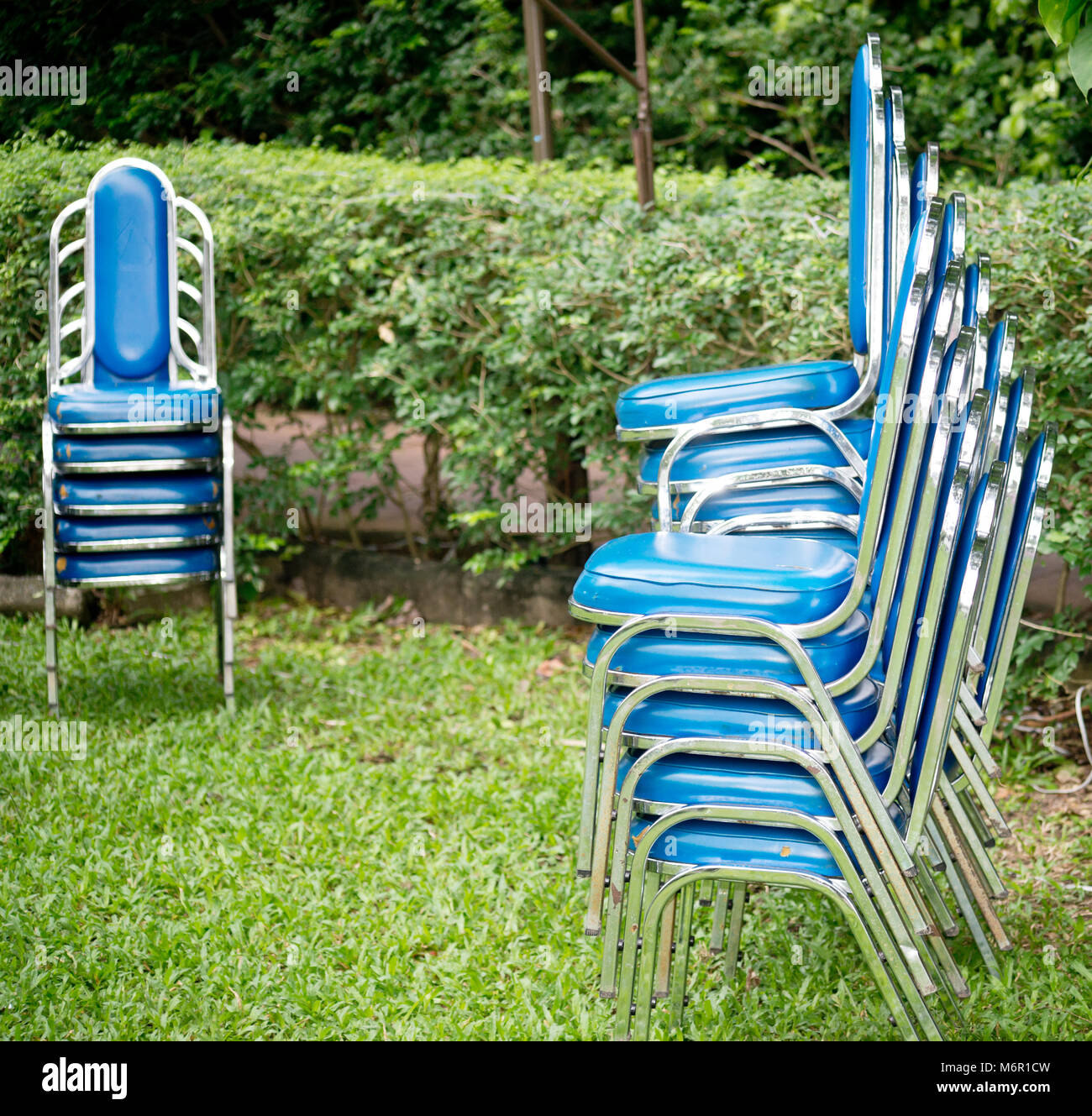 Pile of chairs hi-res stock photography and images - Alamy