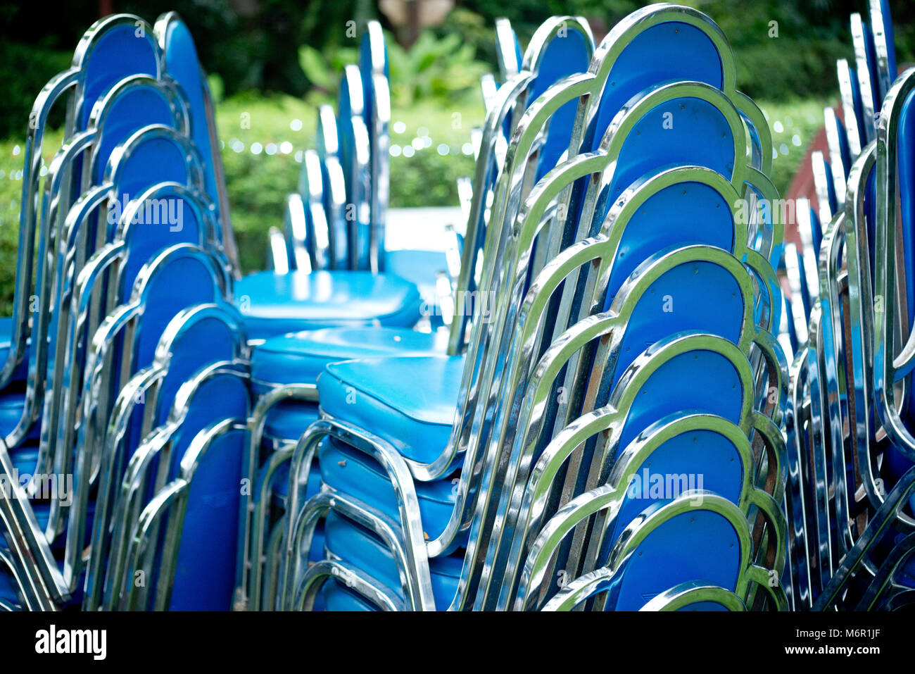 Presentation chairs up close hi-res stock photography and images - Alamy